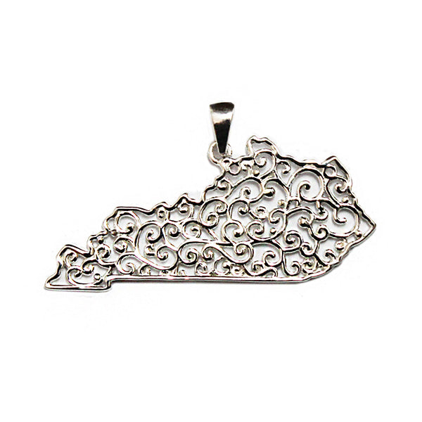 Southern Gates® Kentucky State Pendant – Dacuba's Fine Jewelry