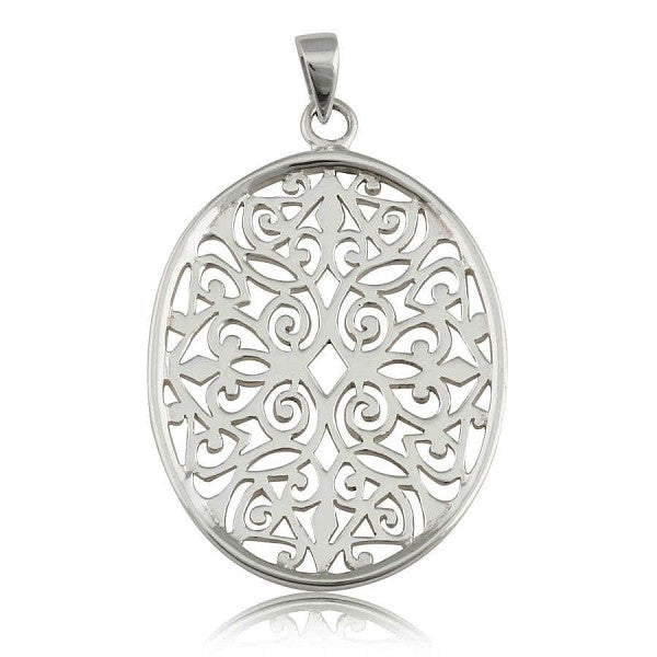 Southern Gates® Large Oval Scroll Pendant – Dacuba's Fine Jewelry
